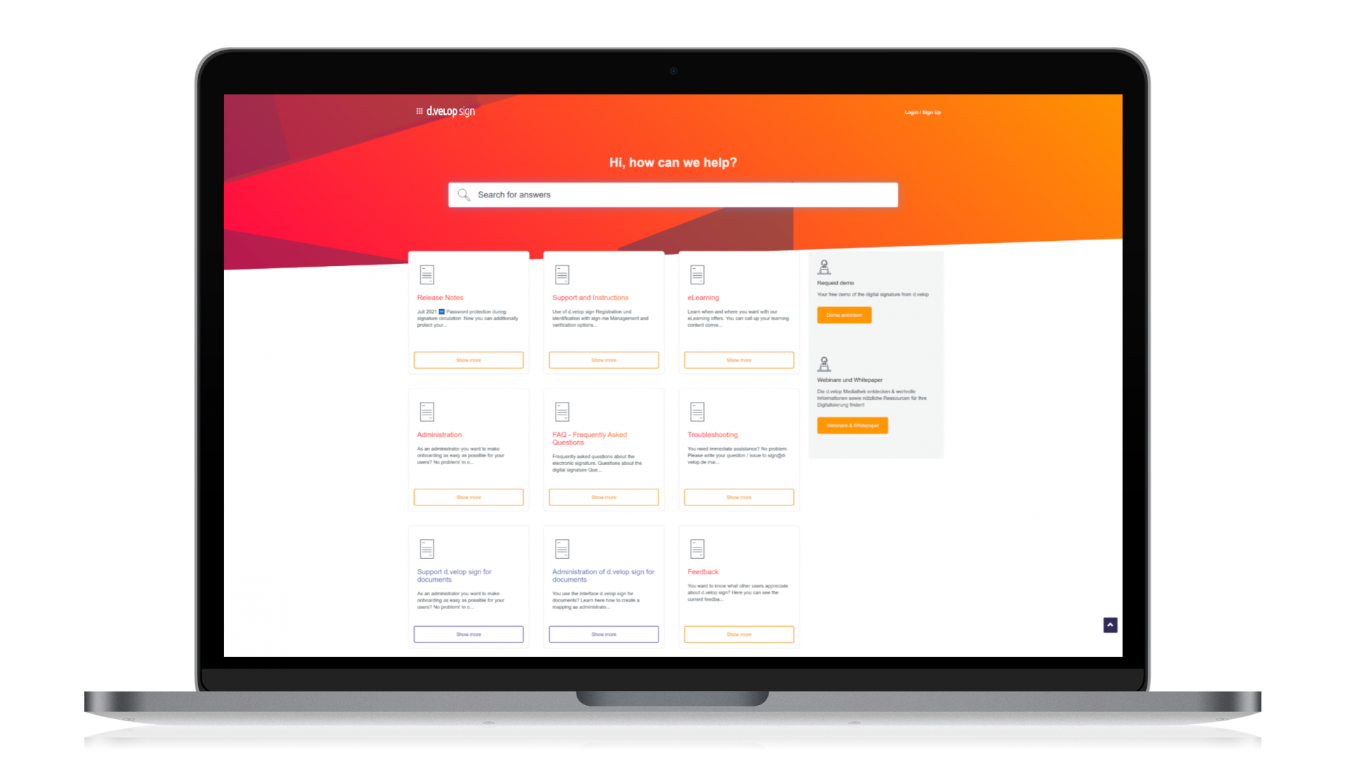 d.velop sign | d.velop store
